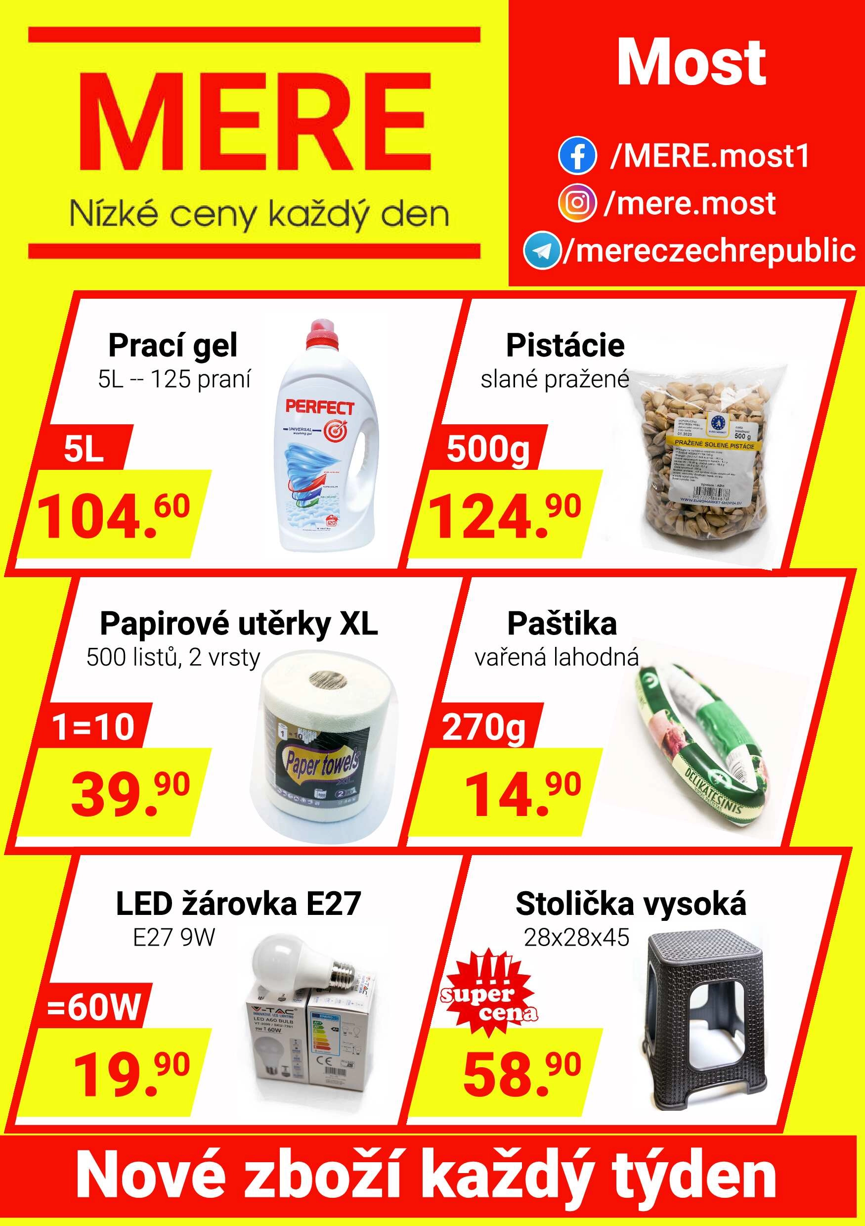 Nový řetězec obchodů MERE vstupuje na český trh. Prodejnu dnes otevřel v Ústeckém kraji!